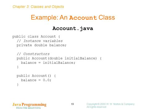 Chapter 3 Classes And Objects Java Programming From The Beginning