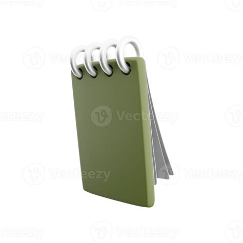 D Render Notebook Mockup With Clean Blank For Design And Advertising D Illustration