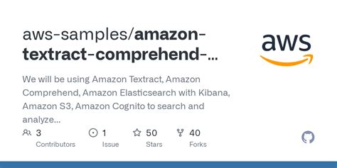 Issues · Aws Samplesamazon Textract Comprehend Ocrimage Search And