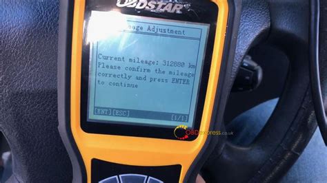 Obdstar Readjusts Mileage After Peugeot 407 Dashboard Replacement Car Mileage Programmer