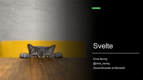 Learning Svelte Ppt
