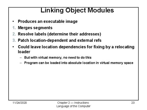 Systems Architecture Lecture 9 Assemblers Linkers And Loaders
