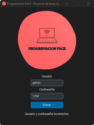 ventana de login con customtkinter de python programación fácil blog