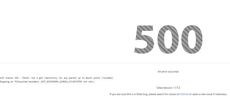 Error 500 When Trying To Access Repo In Ui · Issue 22574 · Go Giteagitea · Github