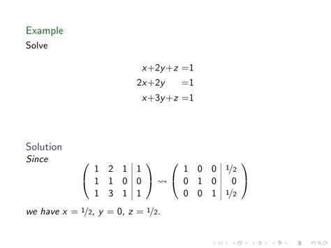 Lesson 13 Rank And Solutions To Systems Of Linear Equations