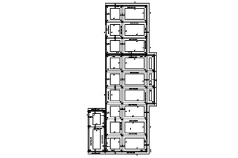 2d Drawing Of Wall Formwork Details Of The Floor Plan In Autocad Design Cad File Dwg File
