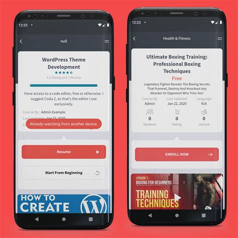 Eclass Lms Mobile App Flutter Android And Ios By Media City Codecanyon