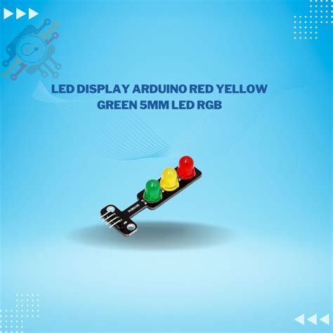 Jual Mini 5v Traffic Light Led Display Arduino Red Yellow Green 5mm Led