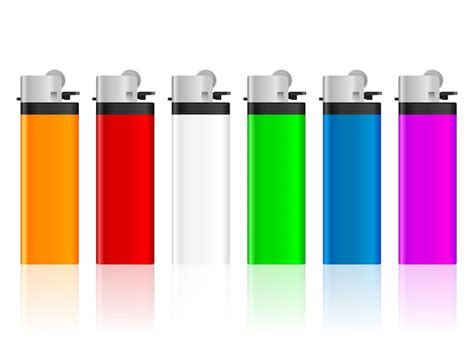 Premium Vector Color Lighter Set