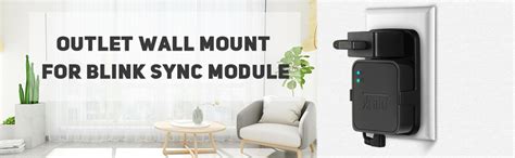 Fomass Outlet Wall Mount For Blink Sync Module 2 Mount Bracket Holder For Blink Xt
