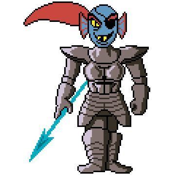 Undyne Sprite Armor Undyne The Undying Pixel Art Pixel Undertale