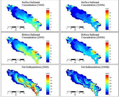Comparison Between 2000 Calculated Sediment Concentrations