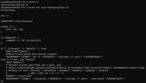 tạo script tự động sync với git repo trên ubuntu và quản lý script