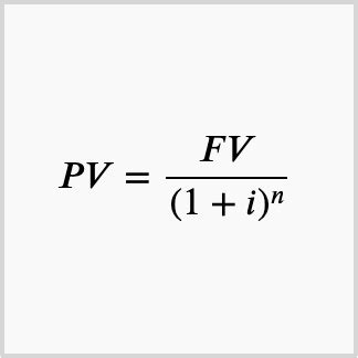 Present Value Formula
