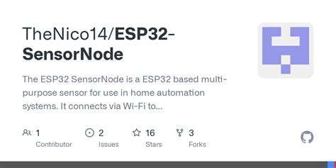 Github Thenico14esp32 Sensornode The Esp32 Sensornode Is A Esp32