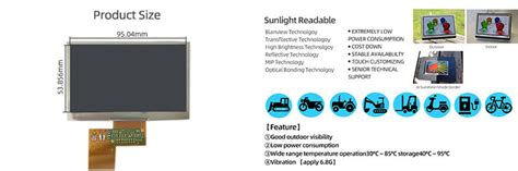 COM T M ZLC Ortustech Inch TFT LCD Display Parallel RGB Interface LCD Panel