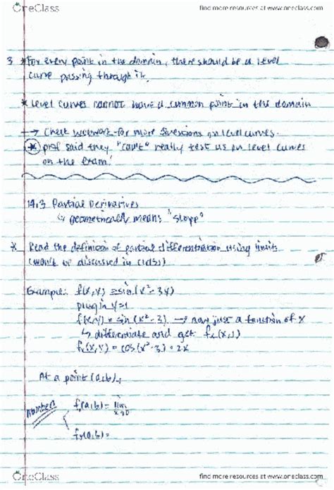 Math 200 Lecture 5 Math 200 Class Notes Oct 4 2013 Pdf Oneclass