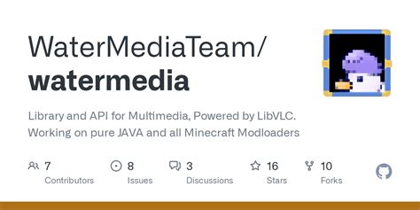 Github Watermediateamwatermedia Library And Api For Multimedia Powered By Libvlc Working