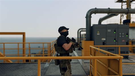 pmcs hired to guard offshore oil rigs against increasing maritime