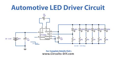 how to design led driver circuit wiring diagram
