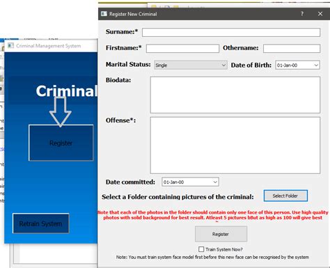 Github Abeloha Aicriminalrecognition Ai Criminal Recognition System This Is A Python Project