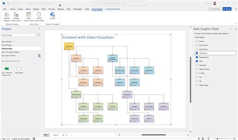 Linking Data To Shapes In Visio After Using Data Visualizer Bvisual