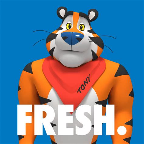 Tony The Tiger Cereal  By Frosted Flakes Find And Share On Giphy