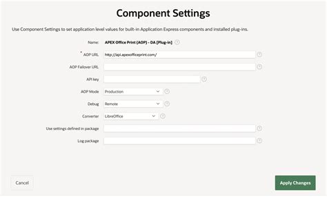 Debugging Apex Office Print Aop