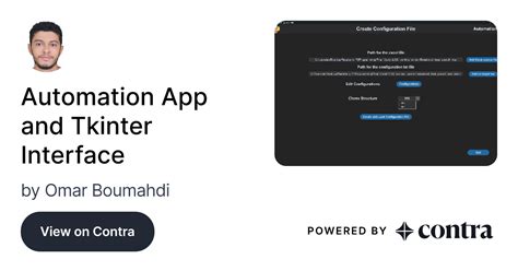 automation app and tkinter interface by omar boumahdi