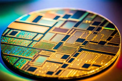 Microchips And Microchips For Technology Wafer Semiconductor