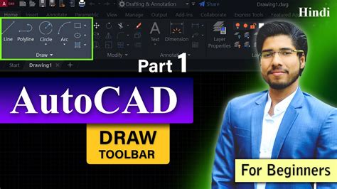 AutoCAD Draw Toolbars Explained With Examples Mechanical Civil Arch PART YouTube