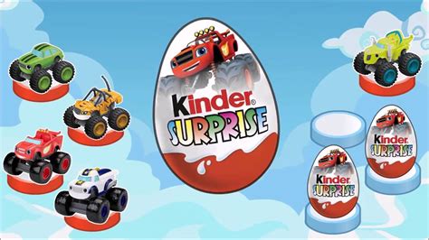 Киндер Сюрприз Вспыш и чудо машинки Blaze and the Monster Machines ...