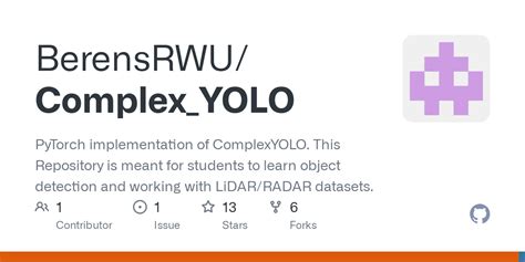 github berensrwu complex yolo pytorch implementation of complexyolo