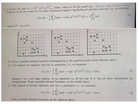 solved 3 consider the data xi x1 i x2 i y i i 1n