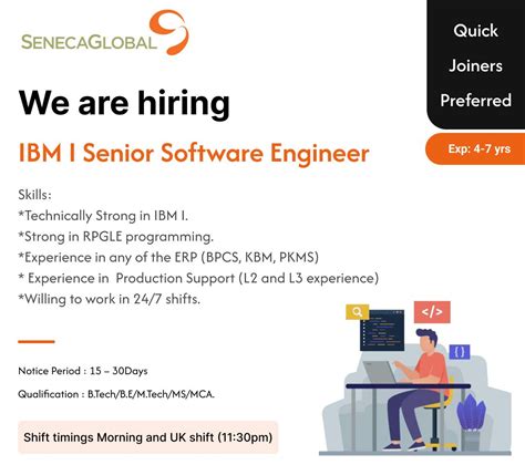 Likhita Malladi On Linkedin Ibmi As400 Referral Immediatejoiner Openings Senecaglobal