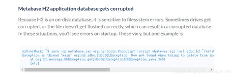 metabase默认应用数据源h2变更为mysql及历史数据迁移 metabase db mv db csdn博客