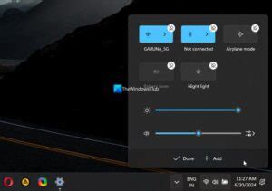 Add Remove Reset Quick Action Center Buttons In Windows