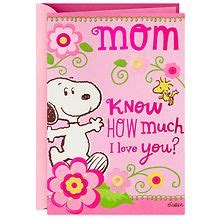 Hallmark Mothers Day Card For Mom Peanuts Snoopy And Woodstock Love