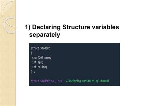 Computer Science Structures In C Ppt Ppt