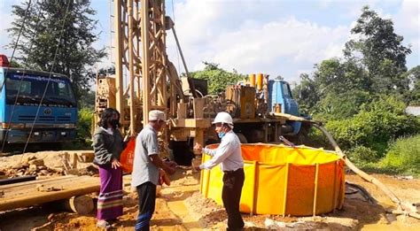 ဝန်းသိုမြို့နယ်၊ ပိန္နဲကုန်းကျေးရွာ ၄ လက်မစက်ရေတွင်း တူးဖော်ရာတွင် မ