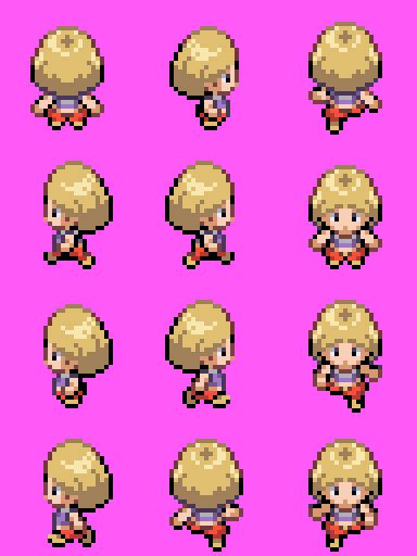 Pokemon Hgss Style Rse Beauty Overworld Sprite By Rai211 On Deviantart