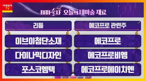 이브이첨단소재 다이나믹디자인 포스코엠텍 리튬 에코프로 에코프로비엠 에코프로에이치엔 에코프로 관련주오늘