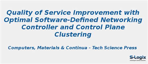 Quality Of Service Improvement With Optimal Sdn S Logix