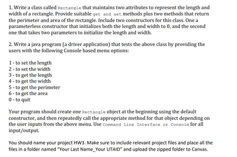 Solved 2 Write A Java Program A Driver Application That Chegg Com