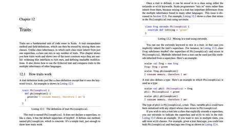 Traits In Scala Ch 12 Odersky Et Al 2010 Stack Overflow