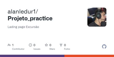 Github Alanledur Projeto Practice Lading Page Excurs O