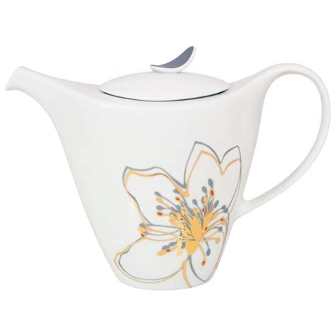 Кофейник фарфоровый 1,3 л белый Ballet Nectar - купить за 10278 руб в ...