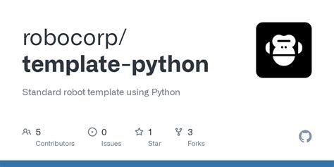 GitHub Robocorp Template Python Standard Robot Template Using Python