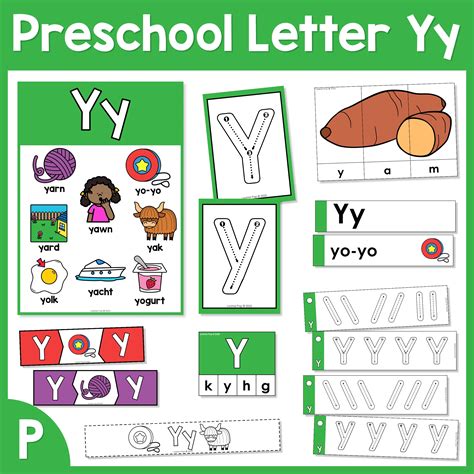 Letter Y Preschool