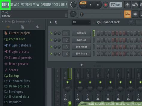 How To Make A Basic Beat In Fruity Loops With Pictures Wikihow